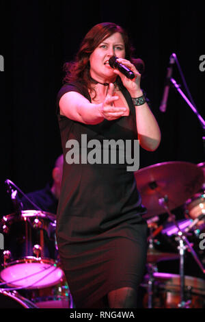 Musician, singer and songwriter Paula Cole is shown performing on stage ...