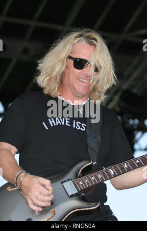 Collective Soul vocalist and guitarist Ed Roland is shown performing ...