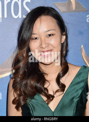 Yulin Kuang at the 2019 Writers Guild Awards held at the Beverly Hilton ...