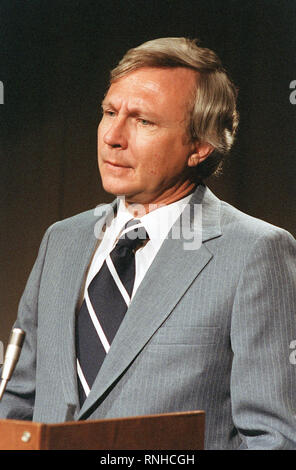 Under Secretary of the Air Force Edward C. Aldridge Jr. presents the ...