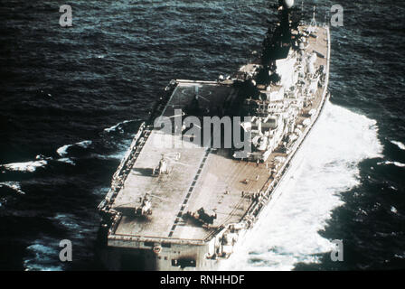 1982 - A stern view of the Soviet guided missile vertical take-off and ...