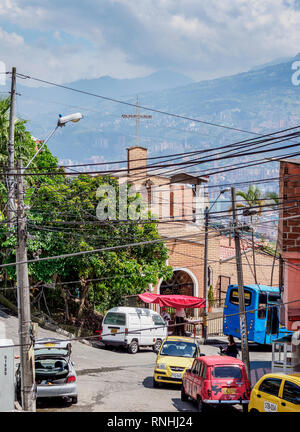 El Barrio Pablo Escobar, Medellin, Antioquia Department, Colombia Stock ...