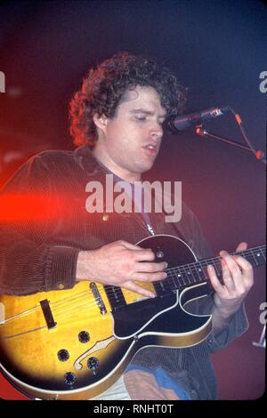 Disco Biscuits singer and guitarist Jon Gutwillig is shown performing ...