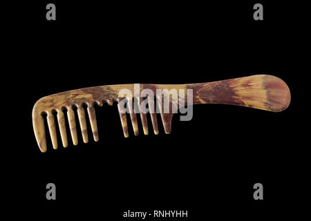 Comb old damaged isolate on white background Stock Photo - Alamy