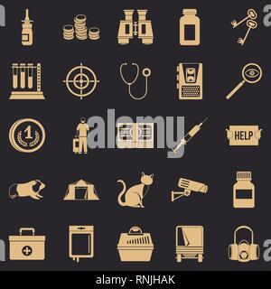 Chase icons set, simple style Stock Vector Image & Art - Alamy