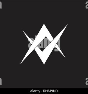 Alphabet Y or Arrows font Abstract monogram vector logo template design ...