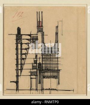 Casa a gradinata con ascensori esterni. Studio di pareticolare per la ...