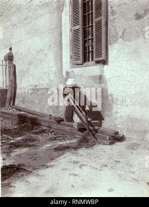 Carpenter of Nazareth by William Herman Rau Stock Photo - Alamy