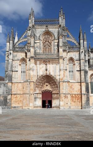Batalha Monastery. Medieval gothic church in Portugal. UNESCO World ...