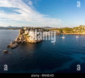 Aerial view, Malgrat Islands, Islas Malgrats, Santa Ponca Bay, Calvia ...