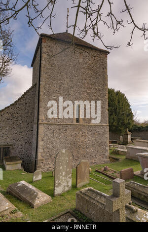 St. Wulfran's Church Ovingdean Stock Photo - Alamy