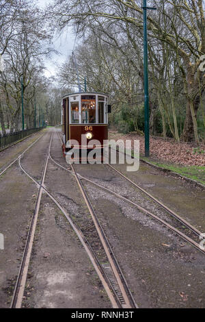 Hull 96 Tram at Heaton Park Tramway, Manchester, UK Stock Photo - Alamy