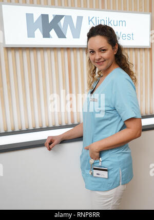20 February 2019, Berlin: The actress Ines Quermann has herself ...