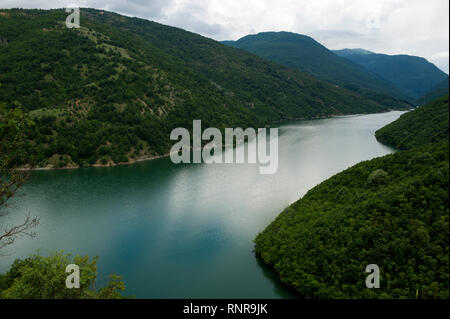 MACEDONIA, Debar. Lake Debar Landscape Stock Photo - Alamy