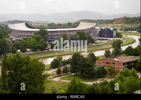 National Arena Philip II of Macedonia, stadium of Skopje Stock Photo ...