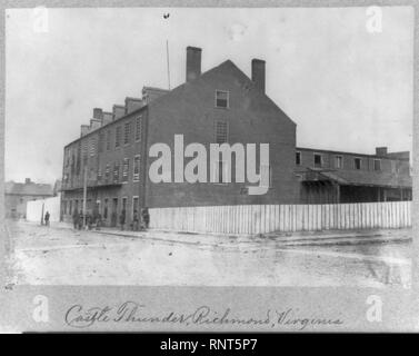 Castle Thunder, Richmond, Va. April 1865 Stock Photo - Alamy