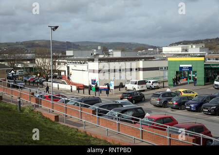 Airedale General Hospital, car park and buildings, Steeton, West ...