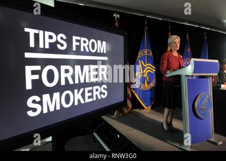 CDC Tips From a Former Smoker (Pic 2 Stock Photo - Alamy