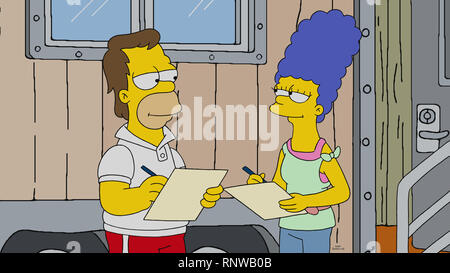 THE SIMPSONS, from left: Marge Simpson (voice: Julie Kavner), Krusty the Clown (voice: Dan ...