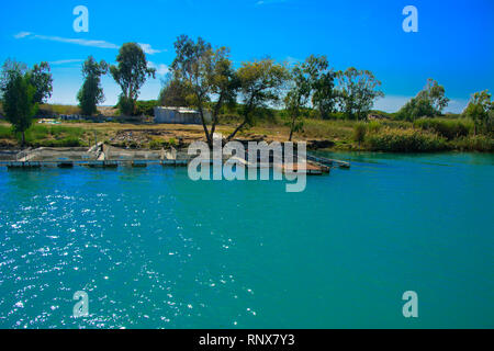 Artificial breeding of fish. Tanks from the net in the open air farm ...
