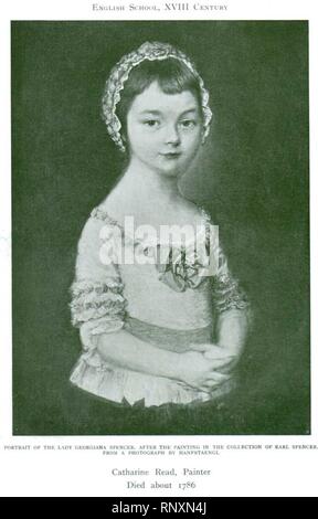 Catherine Read Portrait of Lady Georgiana Spencer Stock Photo - Alamy