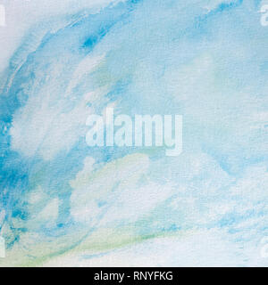 blue tempera on paper Stock Photo - Alamy