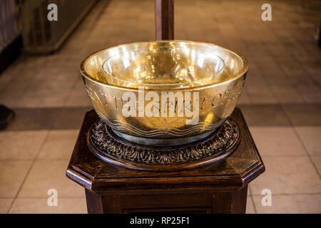 Holy water bowl Stock Photo - Alamy