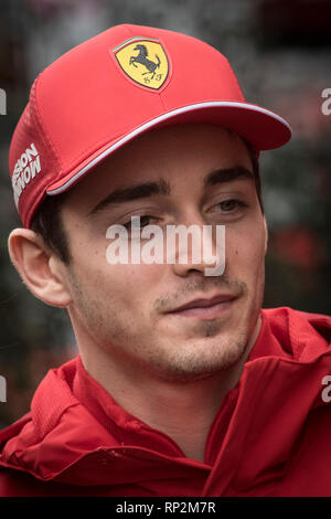 BARCELONA - Charles Leclerc (Ferrari) during the Formula 1 Barcelona ...