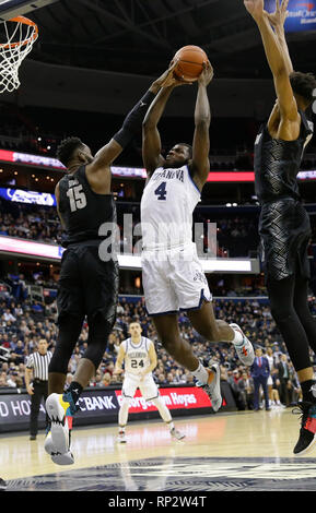Villanova forward Eric Paschall (4) drives on Butler forward Henry ...