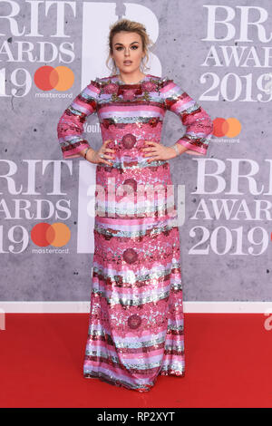 Tallia Storm arriving for The BRIT Awards 2025 at London's O2 Arena ...