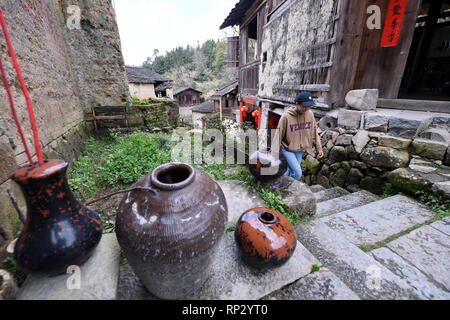 Pingnan, China's Fujian Province. 19th Feb, 2019. Children play at ...