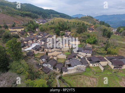 Pingnan, China's Fujian Province. 19th Feb, 2019. Children play at ...