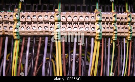 Earthing terminal Safety electrical connection Stock Photo - Alamy
