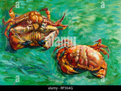 Two Crabs, 1889 - Vincent Van Gogh Stock Photo - Alamy