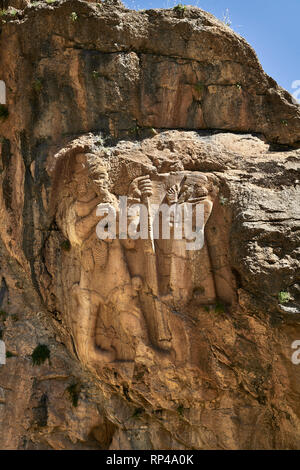 Hittite Ivriz Rock Relief Carving Showing Hittite Storm or Weather God ...