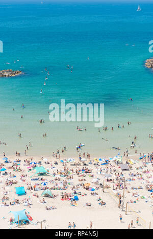 Beach - april 29th 2017, Tel Aviv-Yafo, Israel Stock Photo - Alamy