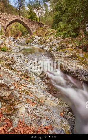 Ancient stone bridge of Elia, Cyprus Stock Photo - Alamy