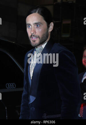 Jared Leto arriving for The BRIT Awards 2025 at London's O2 Arena. Picture date: Saturday March ...