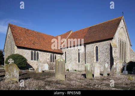 the historic teynham church dating from the 13th century in teynham ...