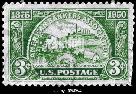 American Bankers Association, postage stamp, USA, 1950 Stock Photo - Alamy