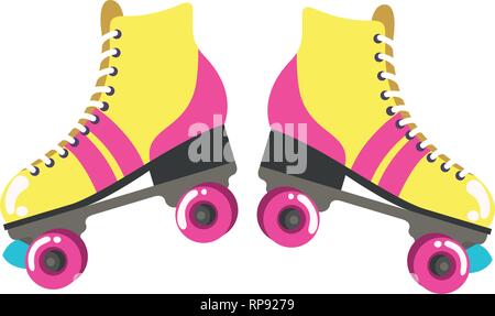 roller skates pop art icon Stock Vector Image & Art - Alamy