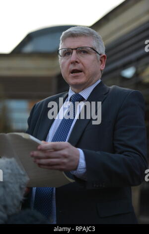 Glasgow, UK. 21st Feb, 2019. Police Chief - Stuart Houston from Police ...