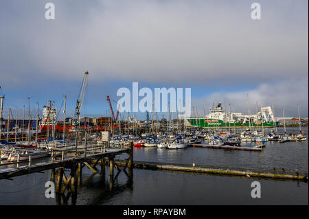 Blyth Harbour Northumberland Stock Photo - Alamy