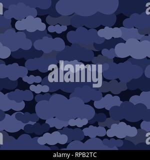 Background cloud cover, Night sky, Stars blue background. Vector ...