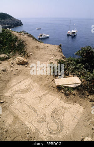 giannutri island, villa romana, cala maestra, grosseto province ...