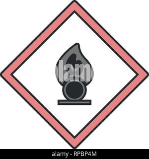 Vector Oxidizing agent Road Sign Icon Stock Vector Image & Art - Alamy