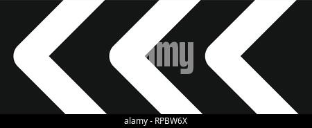 Vector Sharp deviation of route to left Road Sign Icon Stock Vector ...