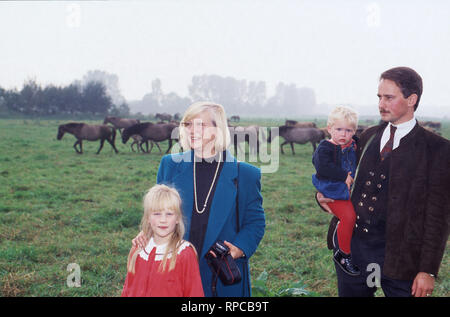Rudolph Prinz von Croy in Dülmen, Deutschland 1989. Rudolph Prince of ...