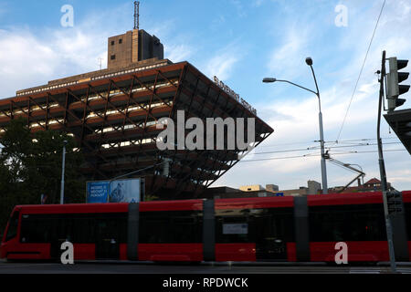 Slovak Radio Building, Bratislava, Slovakia Stock Photo - Alamy