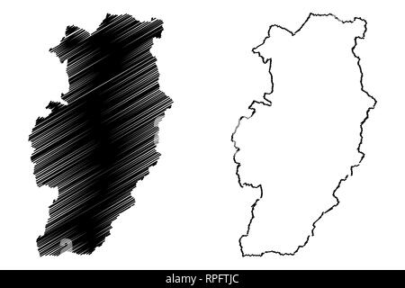 Nan Province (Kingdom of Thailand, Siam, Provinces of Thailand) map ...
